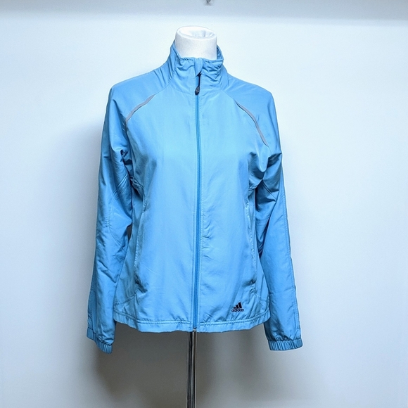 adidas | Jackets & Coats | Adidas Light Blue Jacket | Poshmark